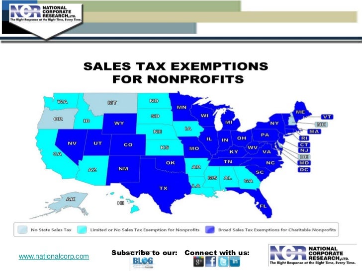 Sales And Use Tax Exemptions For Nonprofits sales-and-use-tax-exemptions-for-nonprofits