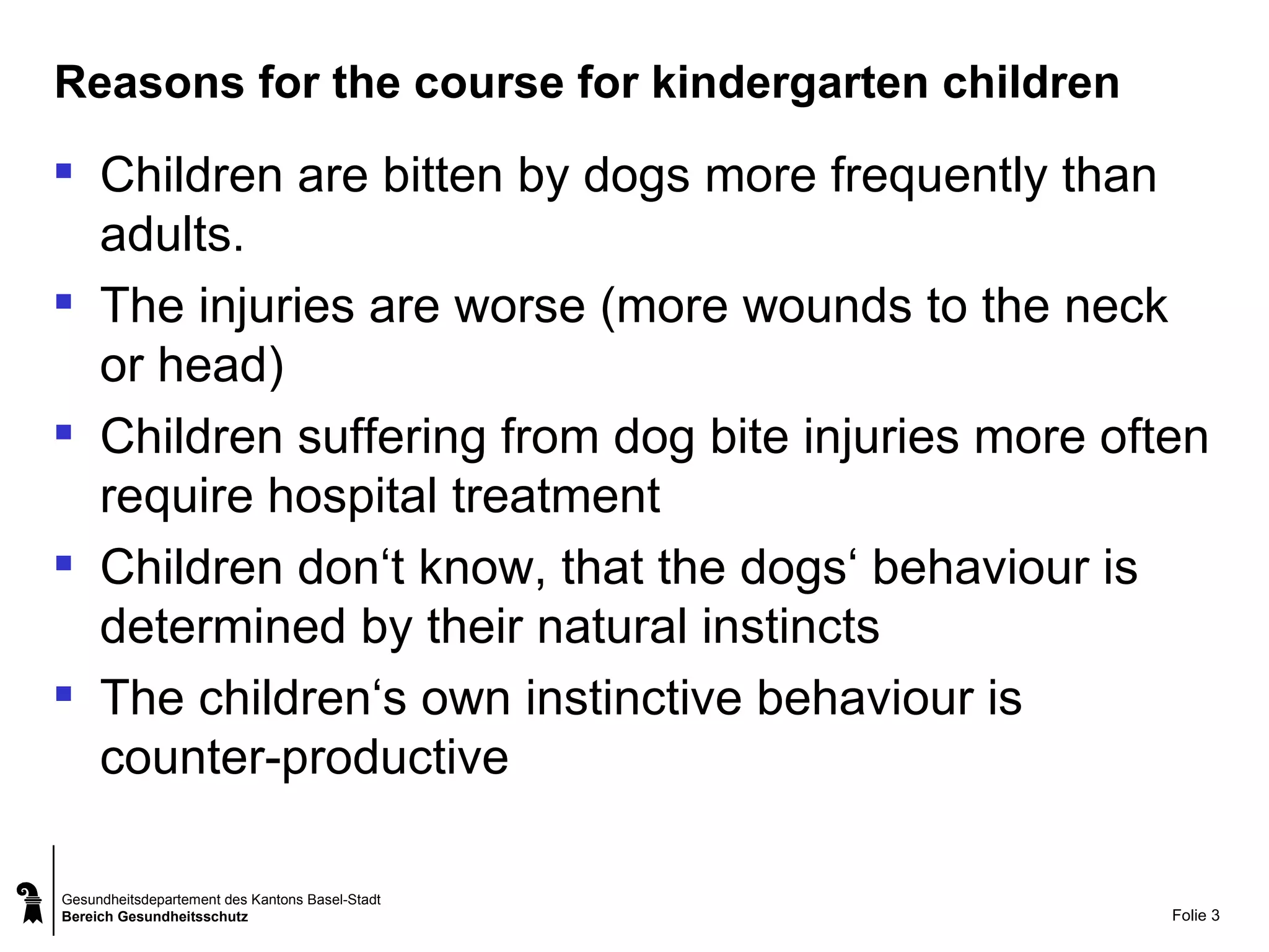 ‘Prevent a Bite’: A course on child safety around dogs | PPT