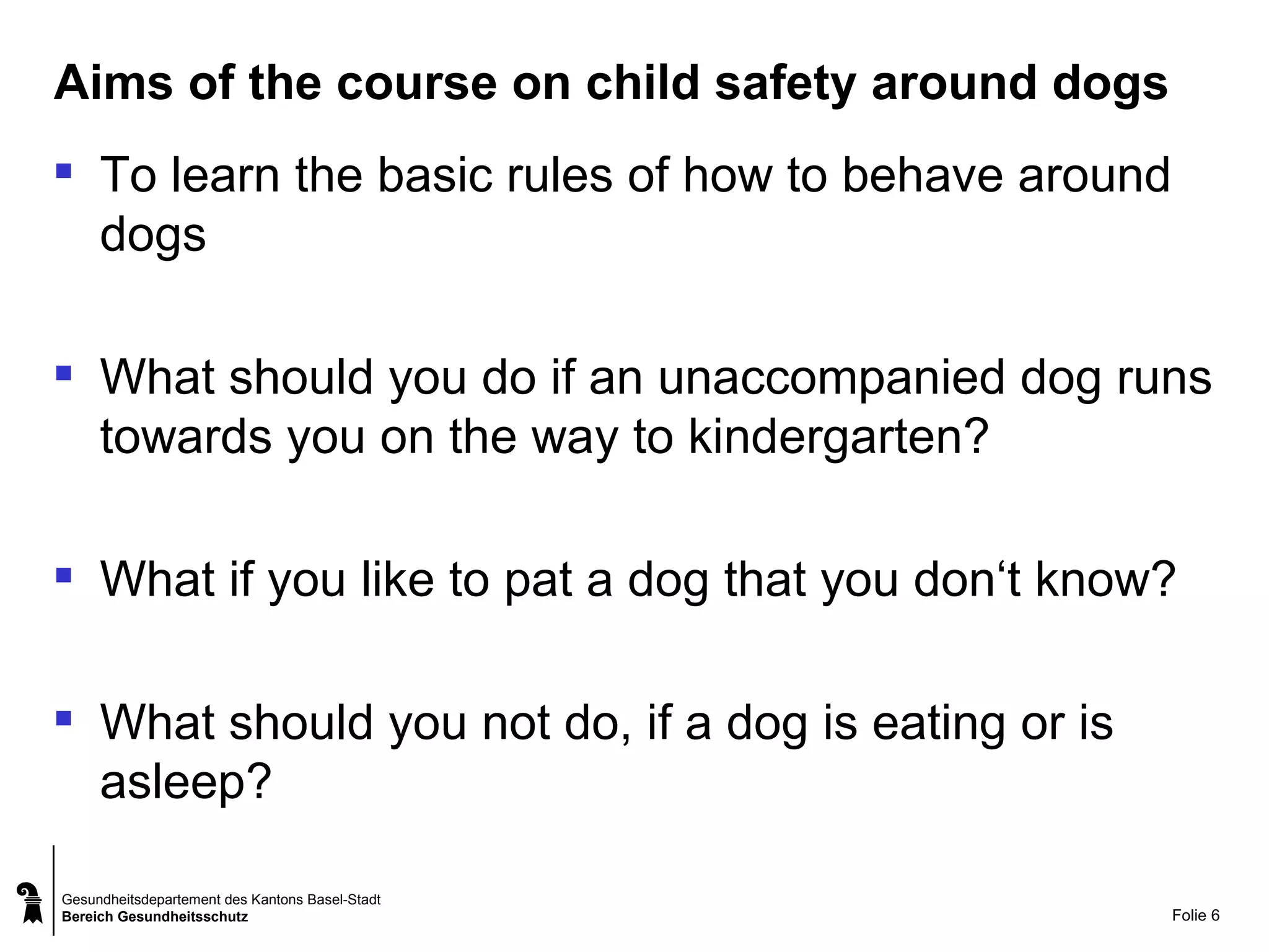 ‘Prevent a Bite’: A course on child safety around dogs | PPT