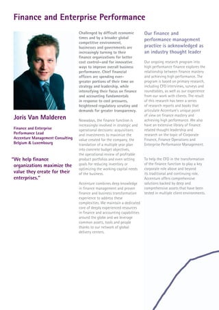 Corporate Brochure Accenture Management Consulting | PDF