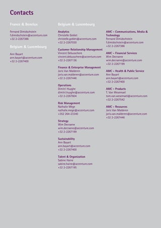Corporate Brochure Accenture Management Consulting | PDF
