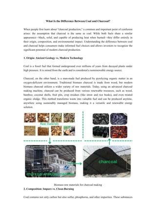 What Is the Difference Between Coal and Charcoal? | PDF