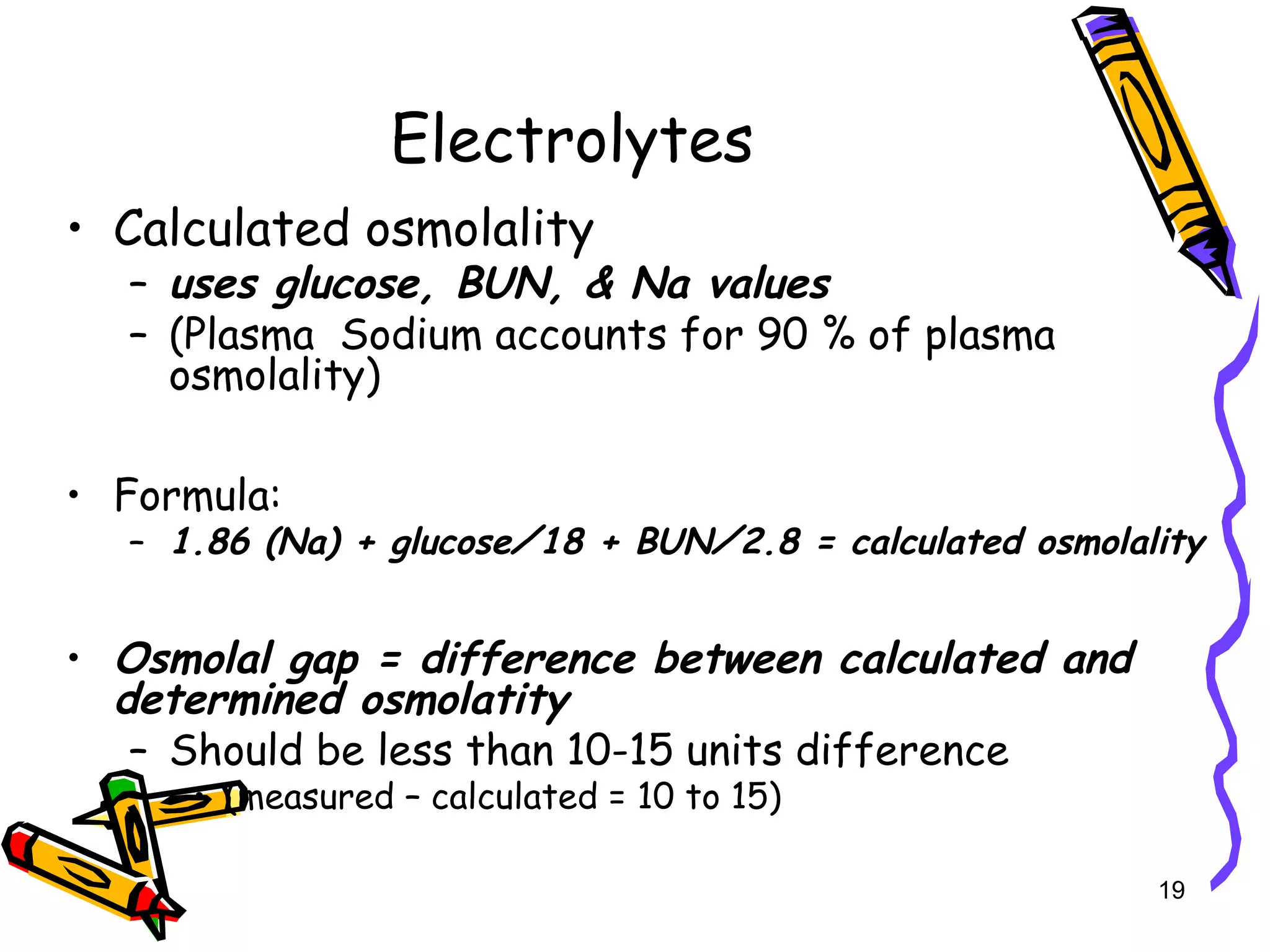 CLINICAL CHEMISTRY ELECTROLYTES | PPT