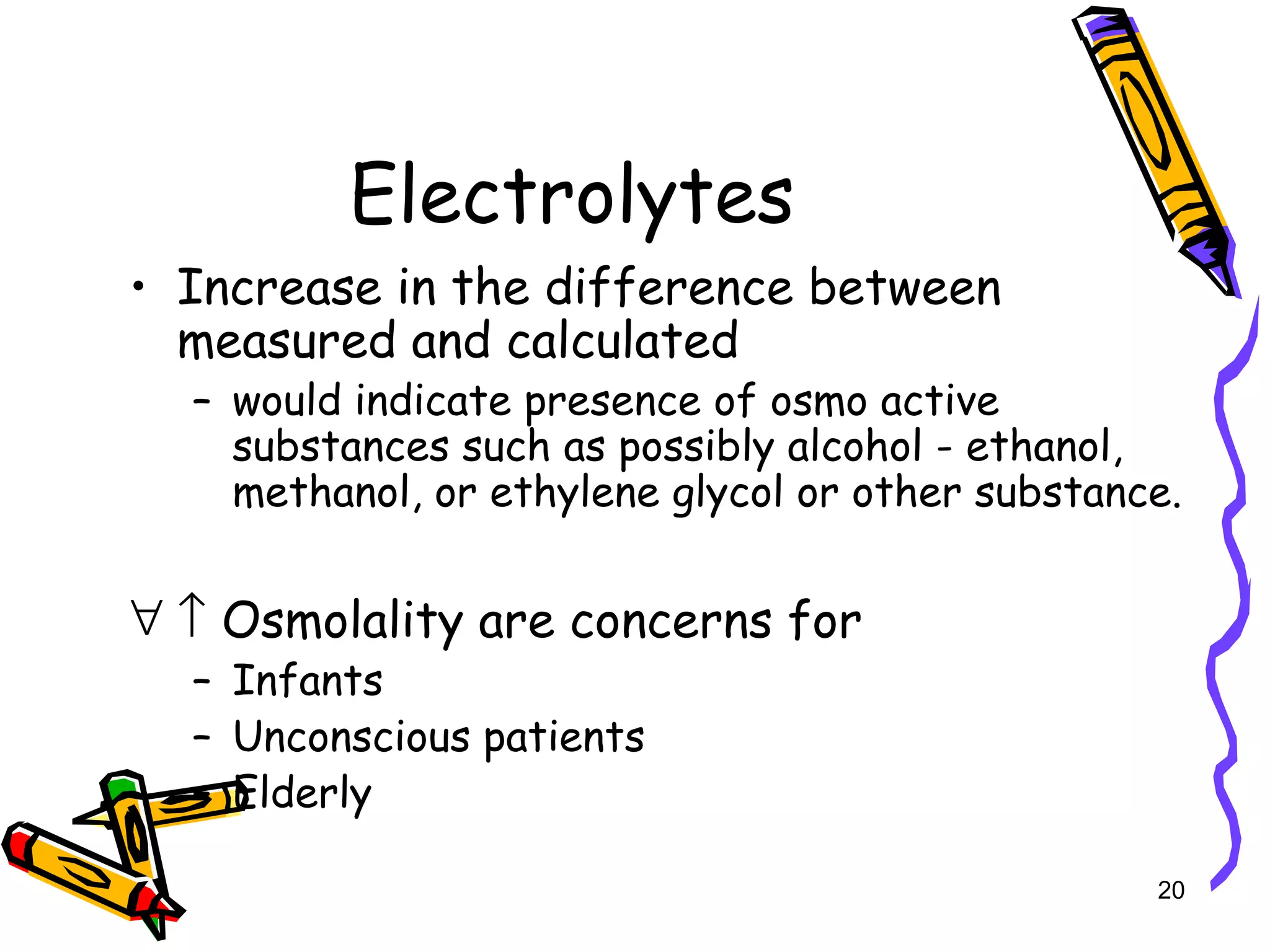 CLINICAL CHEMISTRY ELECTROLYTES | PPT