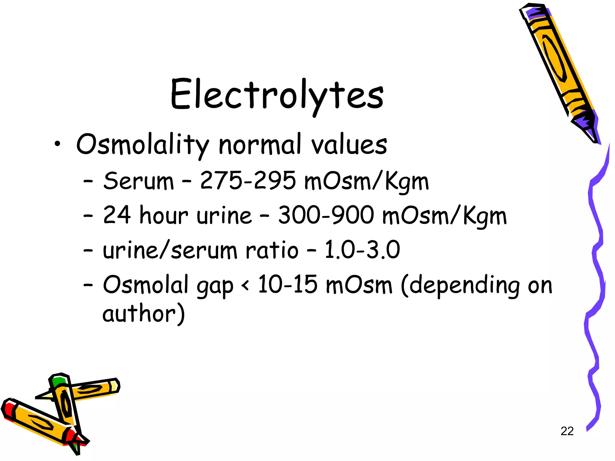 CLINICAL CHEMISTRY ELECTROLYTES | PPT