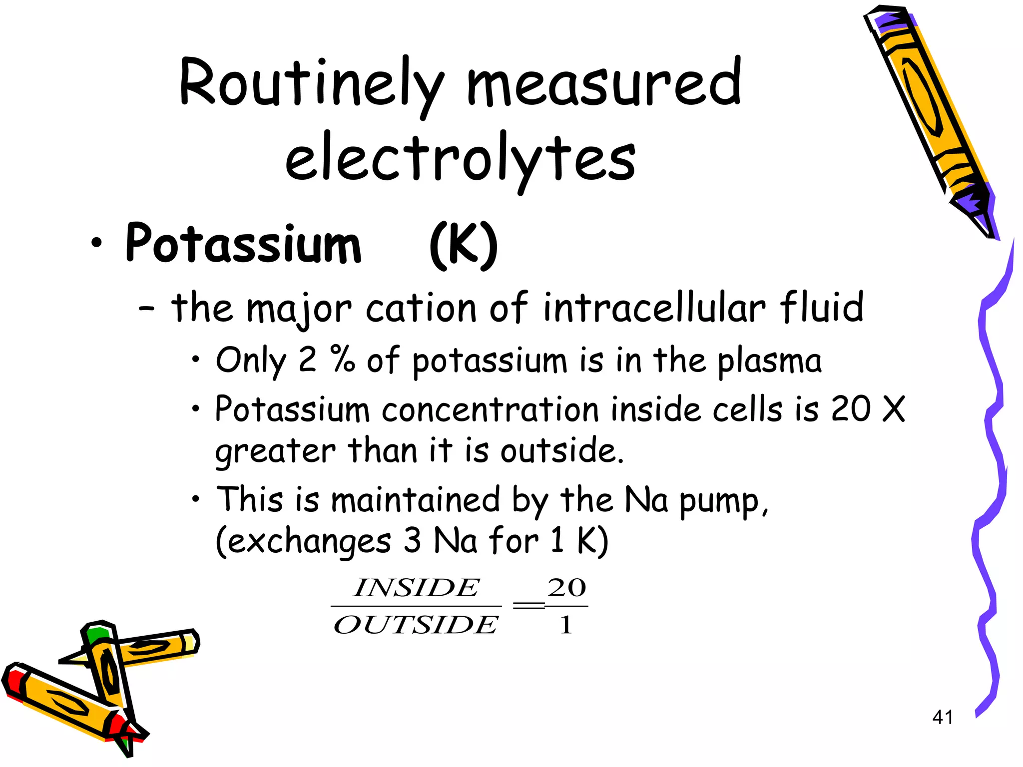CLINICAL CHEMISTRY ELECTROLYTES | PPT
