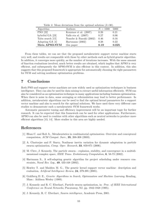 Accelerated Particle Swarm Optimization and Support Vector Machine for Business Optimization and ...