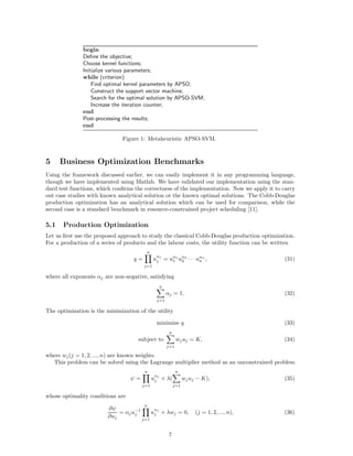 Accelerated Particle Swarm Optimization and Support Vector Machine for Business Optimization and ...