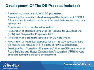 Alberta Transportation's First Design-Build (DB) Project - Stony Plain ...