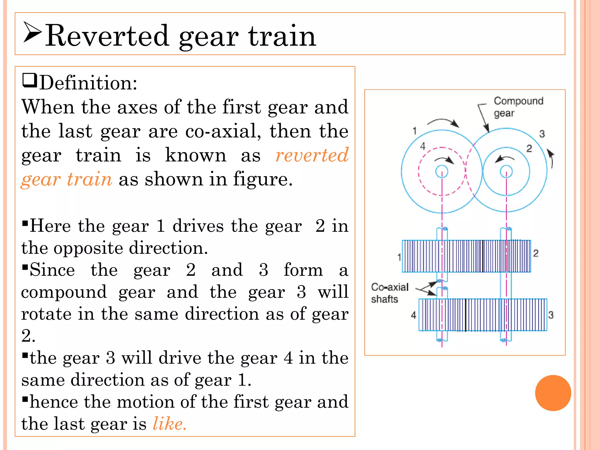 gear trains ppt | PPT