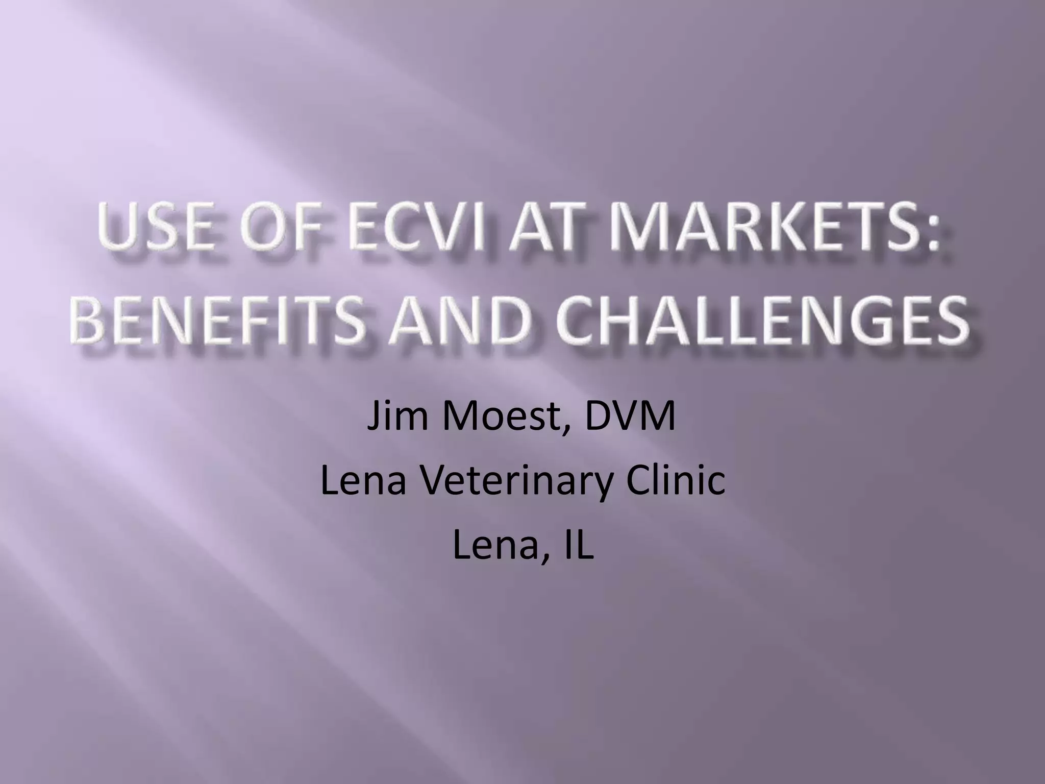 Dr. James Moest - Electronic Interstate Certificate of Veterinary ...