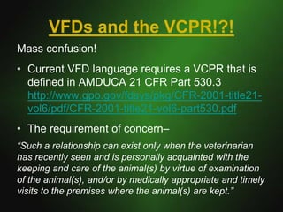 Dr. Christine Hoang - Veterinarian’s Oversight of Antimicrobials | PPT