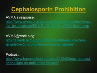 Dr. Christine Hoang - Veterinarian’s Oversight of Antimicrobials | PPT