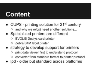 Printing on Linux, simple right? | PPT