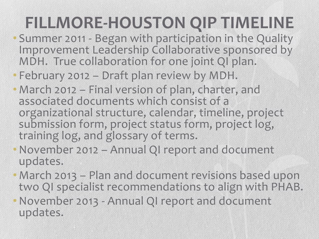 quality improvement plans qi managements | PPT