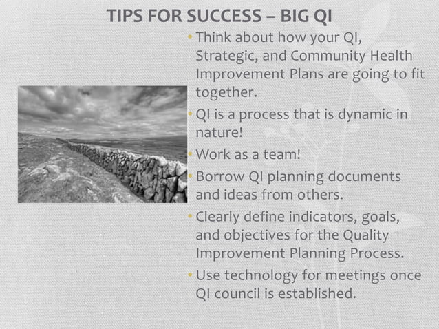 quality improvement plans qi managements | PPT