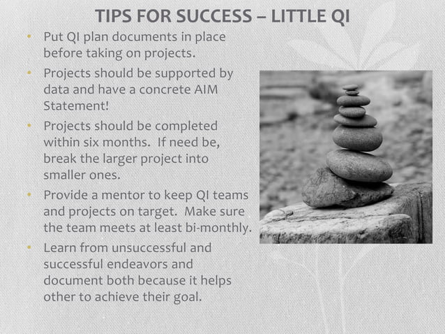 quality improvement plans qi managements | PPT