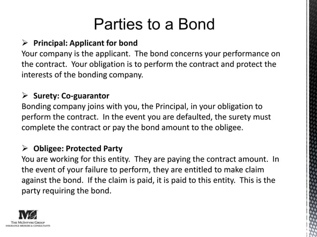 Surety Bond 101 | PPTX | Stocks and Bonds | Personal Investing