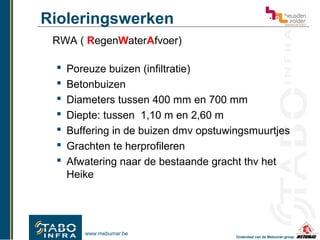 Kanaalweg - plannen riolering en weginfrastructuur | PPT | Civil ...