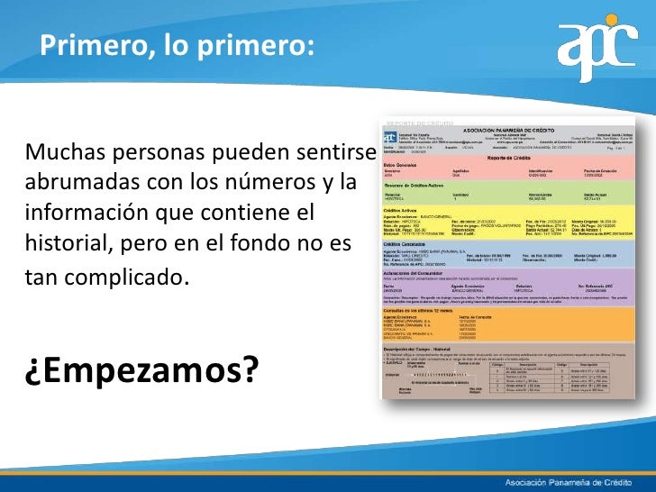 Prestamos Personales Sin Chequear Apc Panama - prestamos sin intereses peru