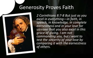 120429 nt vistas 18 the grace of giving - 2 Corinthians 8-9 | PPTX