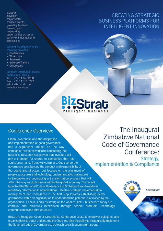 Zimbabwe National Code Of Corporate Governance Conference 2015.PDF ...