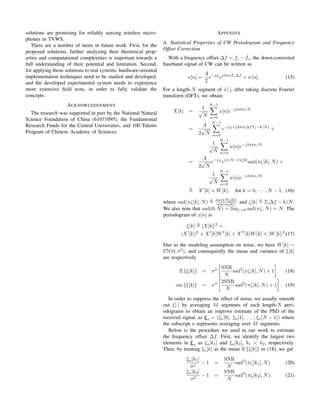 1205.2141 separating the wheat from the chaff sensing wireless microphones in tvws | PDF