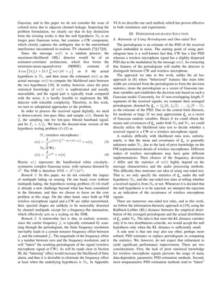 1205.2141 separating the wheat from the chaff sensing wireless microphones in tvws | PDF