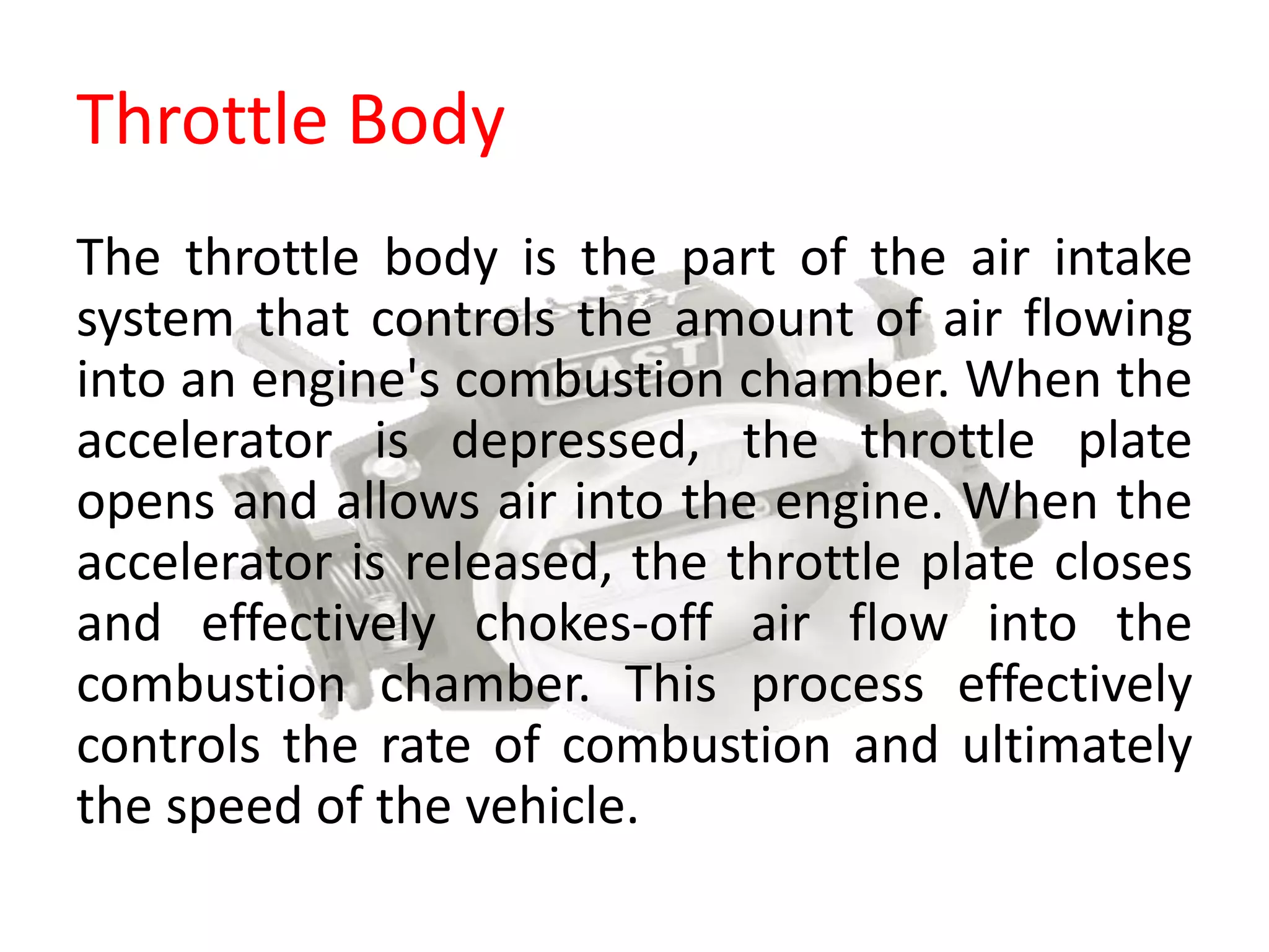 Air Intake & Exhaust System of Automobiles and its Recent Developments ...