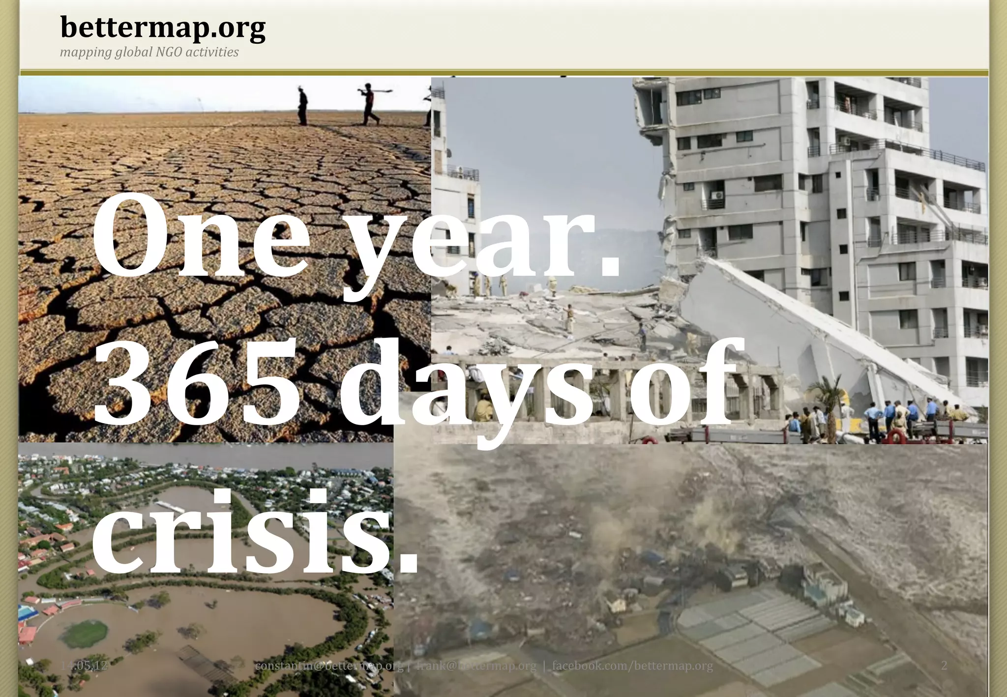 bettermap.org - Mapping global NGO activities | PDF