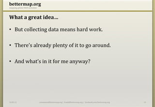 bettermap.org - Mapping global NGO activities | PDF