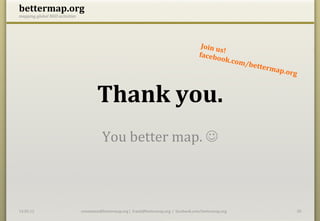 bettermap.org - Mapping global NGO activities | PDF