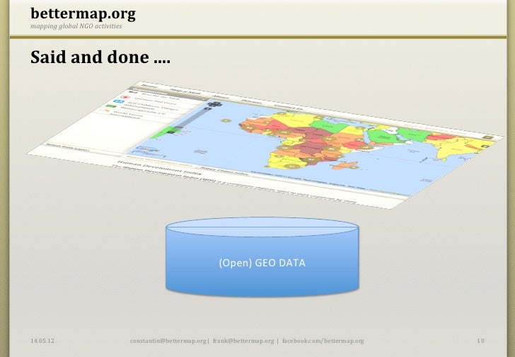 bettermap.org - Mapping global NGO activities