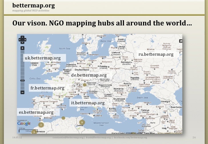bettermap.org - Mapping global NGO activities
