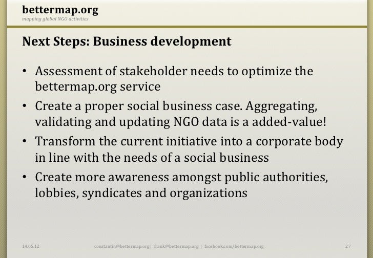 bettermap.org - Mapping global NGO activities