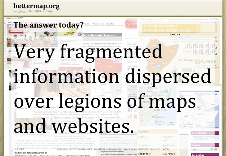 bettermap.org - Mapping global NGO activities