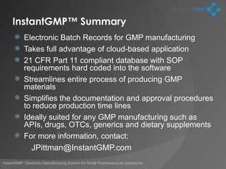 Specifications for GMP Dietary Supplements | PPT