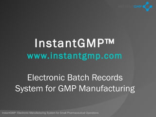 Specifications for GMP Dietary Supplements | PPT