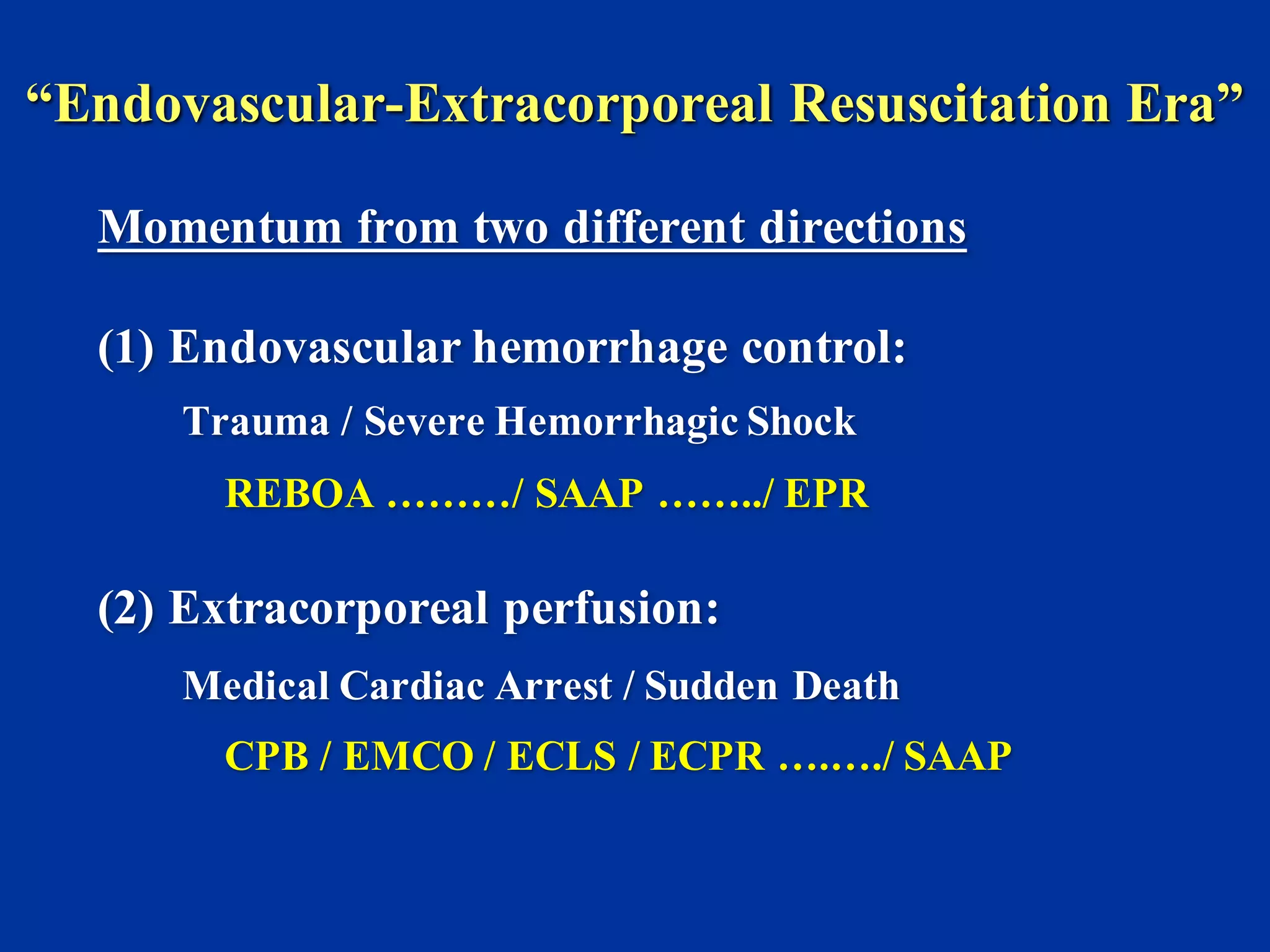 Jim Manning - Selective Aortic Arch Perfusion | PDF