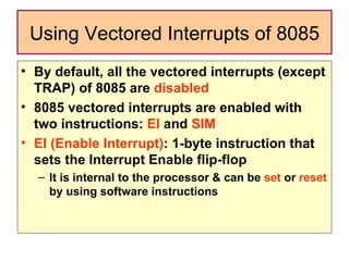 1206 Interrupts Of 8085 | PPT