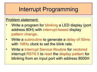 1206 Interrupts Of 8085 | PPT