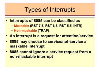 1206 Interrupts Of 8085 | PPT