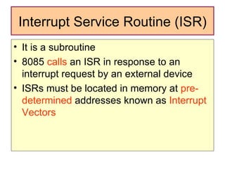 1206 Interrupts Of 8085 | PPT