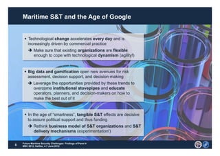 Future Maritime Security Challenges: What to Expect and How To Prepare ...
