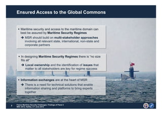 Future Maritime Security Challenges: What to Expect and How To Prepare ...