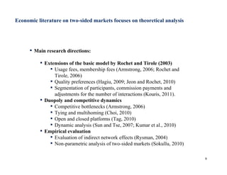 Business models in two-sided markets: an assessment of strategies for ...