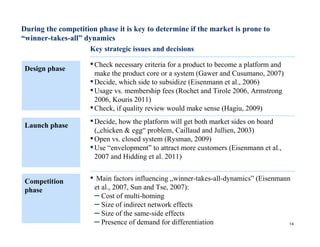 Business models in two-sided markets: an assessment of strategies for ...