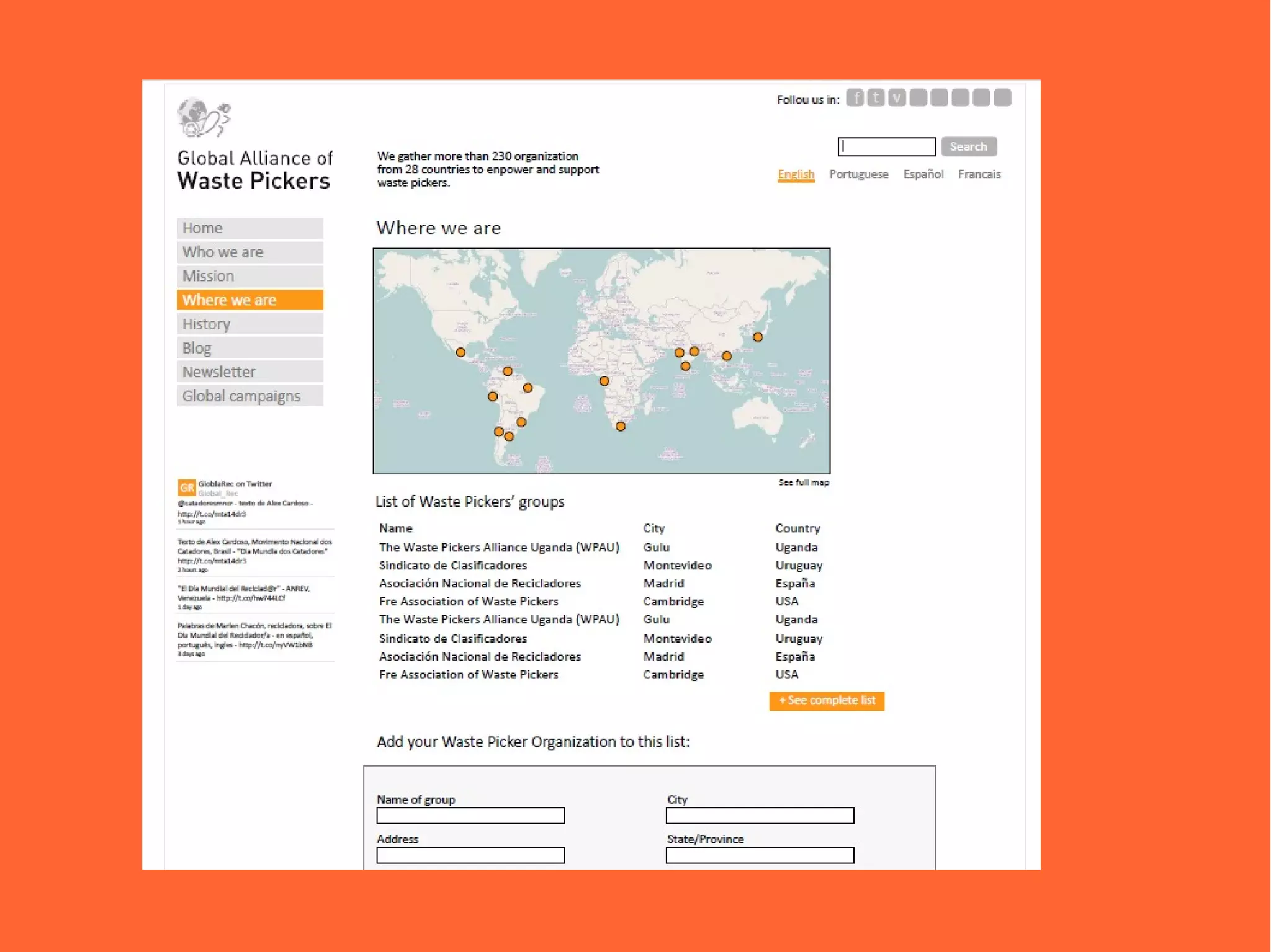Communication Strategy for Global Alliance of Waste pickers (English and Português) | PDF ...