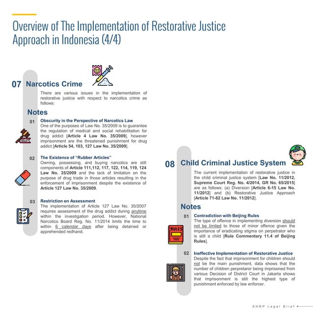 Overview of the Implementation of Restorative Justice in Indonesia’s Criminal Justice System | PDF