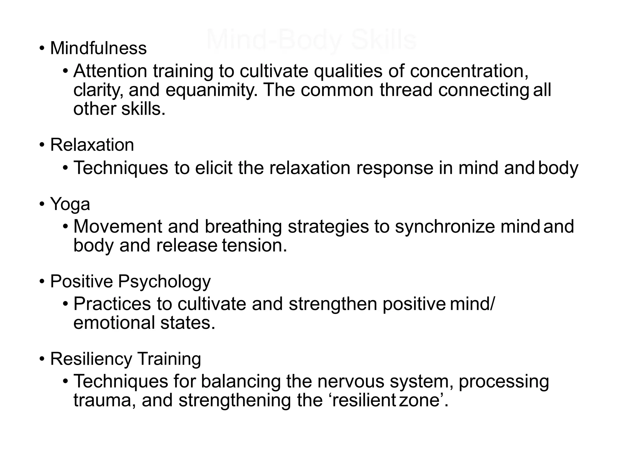 Mindfulness, Flow and Spirituality | PPTX